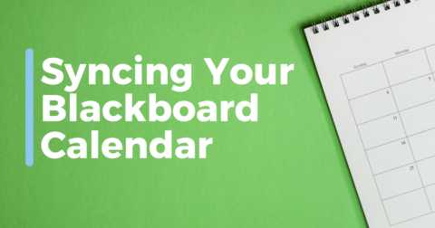 Syncing Your Bb Calendar with External Calendars | Learning ...